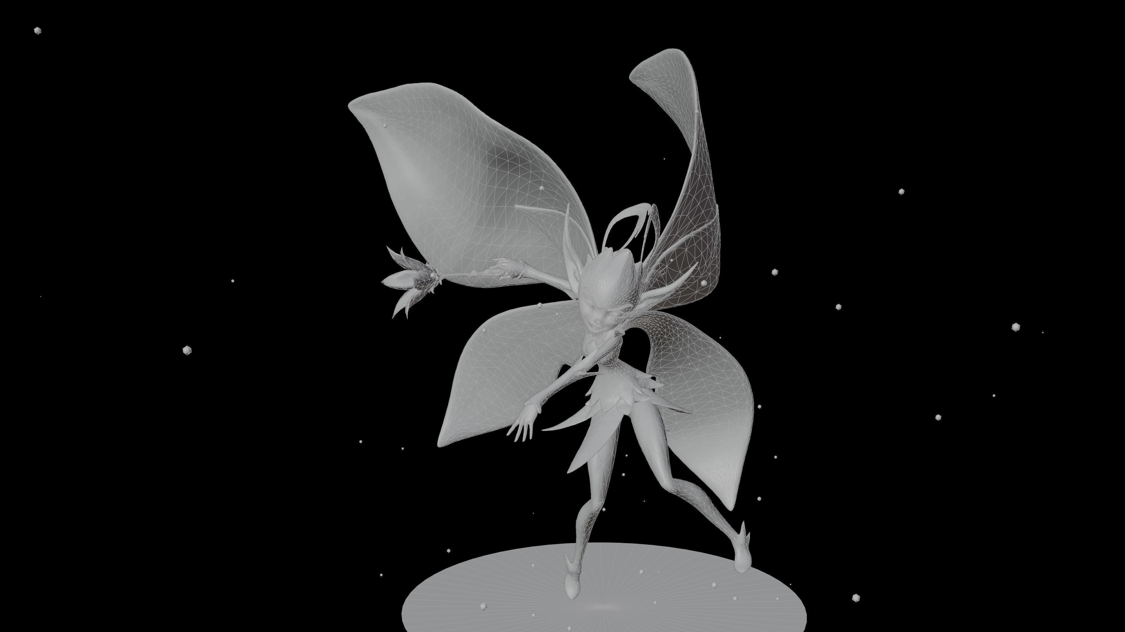 3D model Fairy Nature Glow VR / AR / low-poly | CGTrader