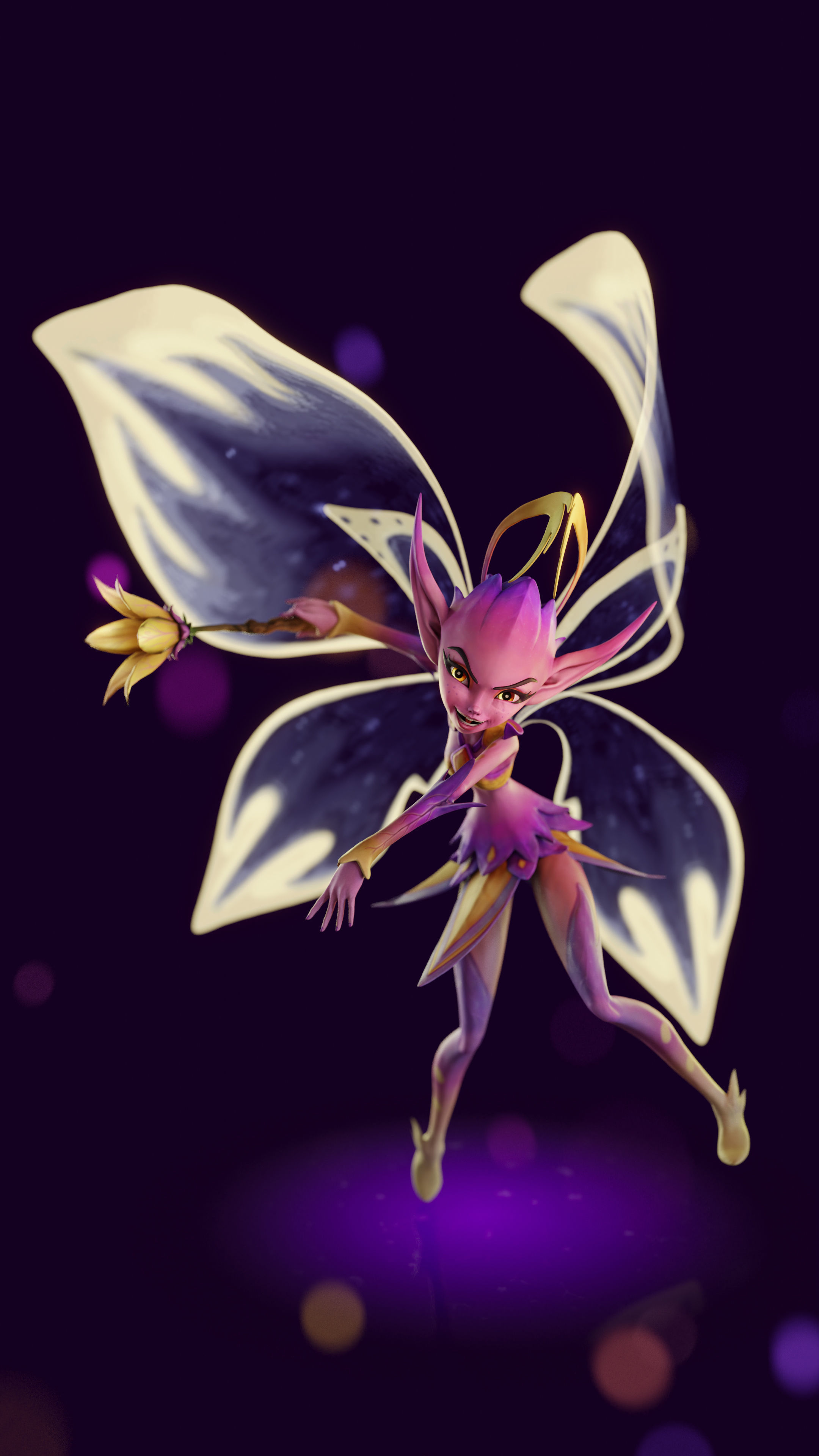 3D model Fairy Nature Glow VR / AR / low-poly | CGTrader