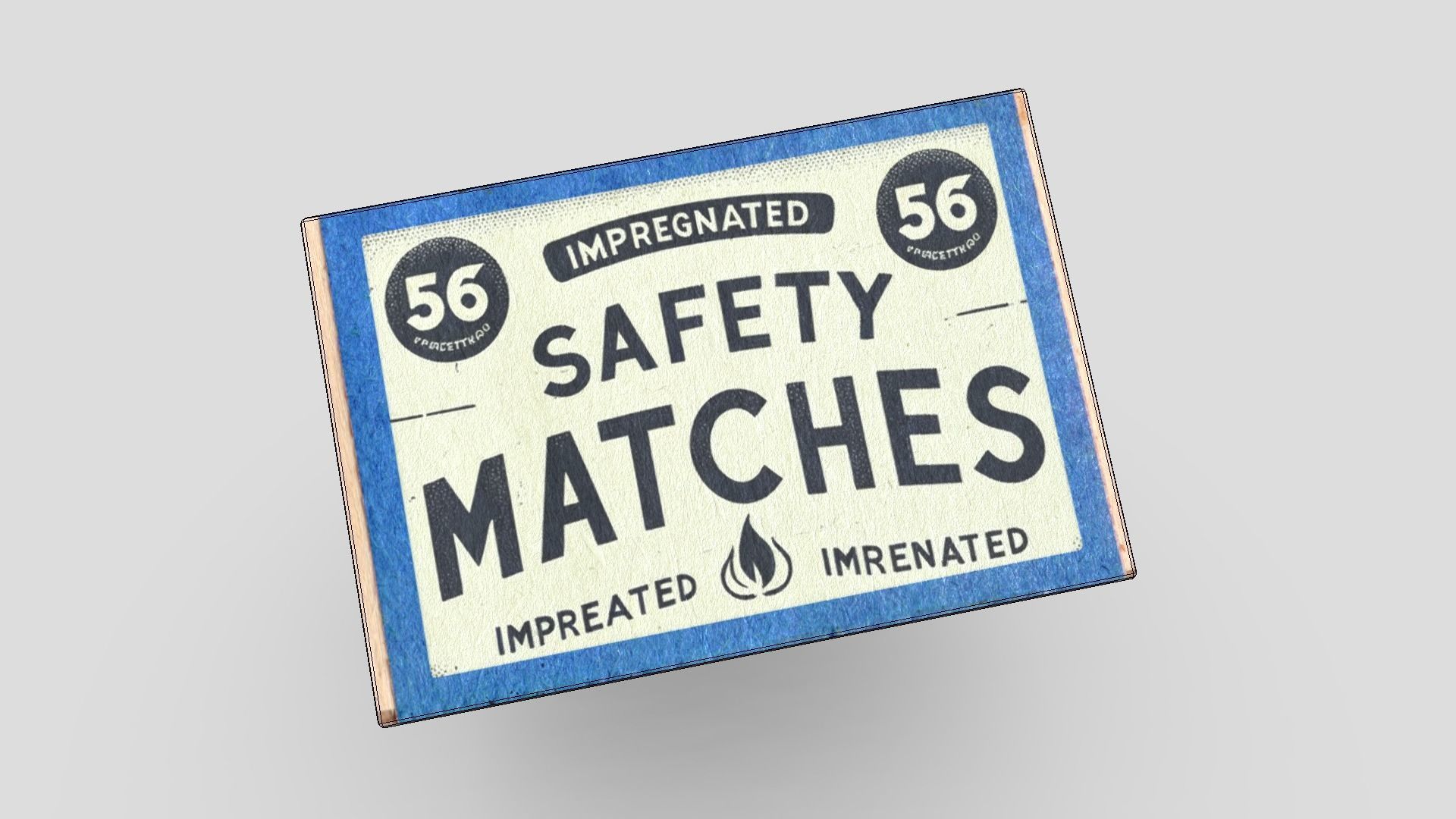 CC0 - Match Box free VR / AR / low-poly 3D model | CGTrader