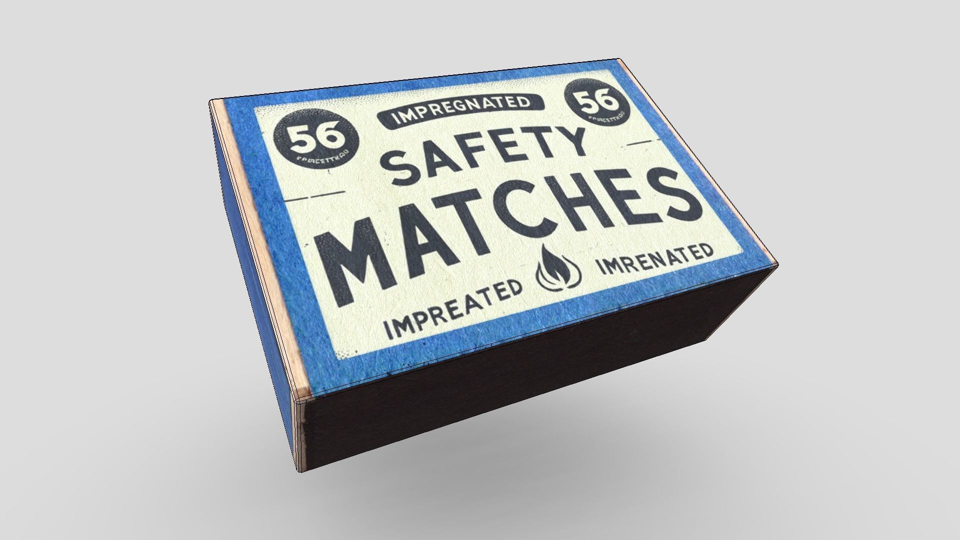 CC0 - Match Box free VR / AR / low-poly 3D model | CGTrader
