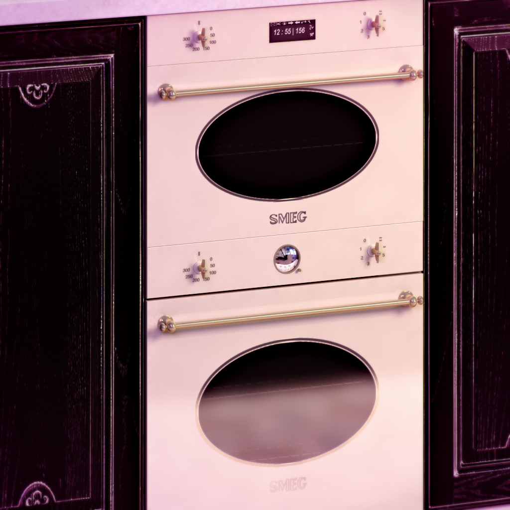 Double oven Smeg 3D model | CGTrader