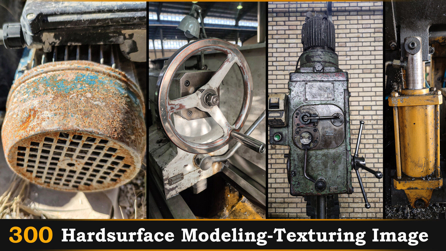 300 Hardsurface Modeling-Texturing Image Texture | CGTrader
