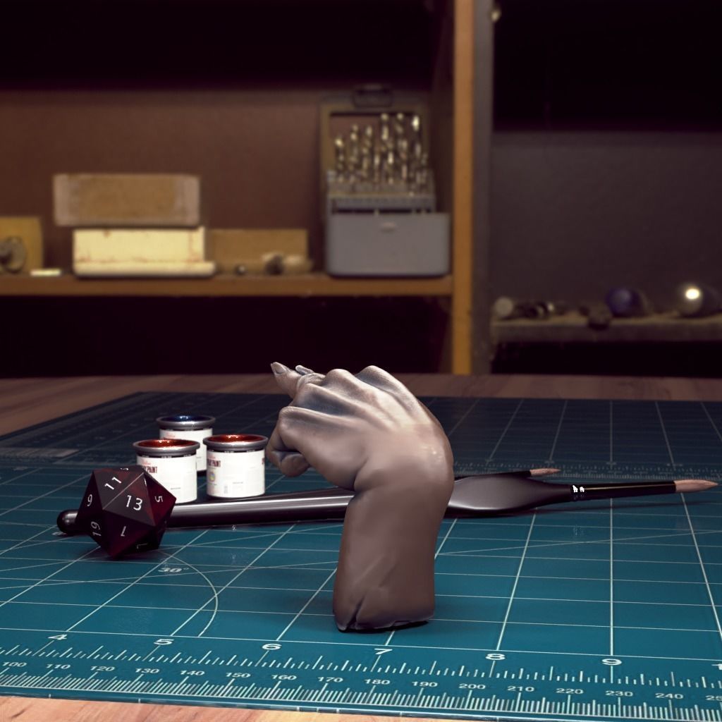 Crawling Hand 04 - Pre-Supported 3D model 3D printable | CGTrader