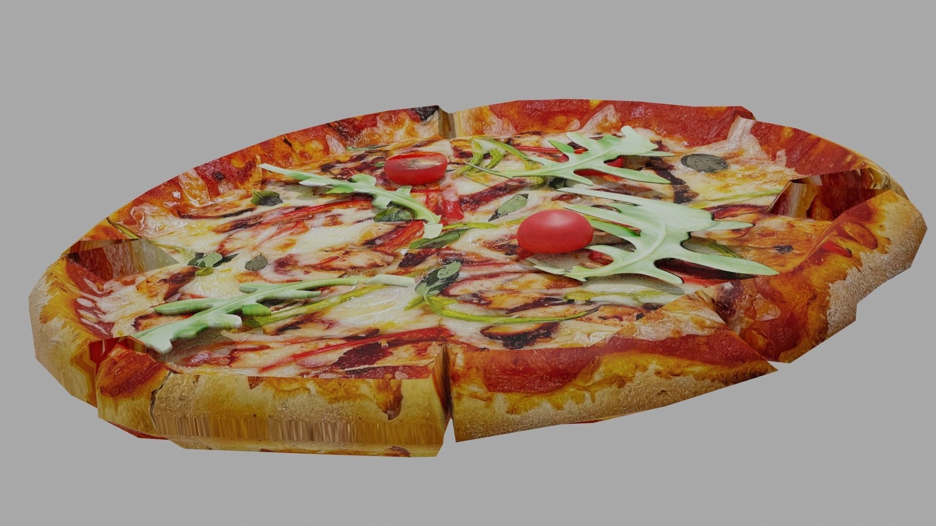 Pizza OBJ 3D model | CGTrader