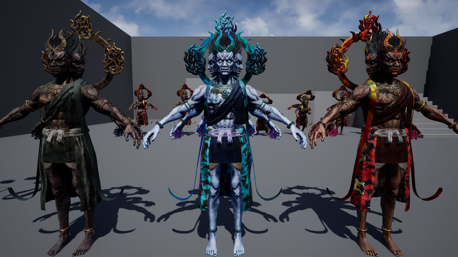 3D model Demon God 4 VR / AR / low-poly | CGTrader