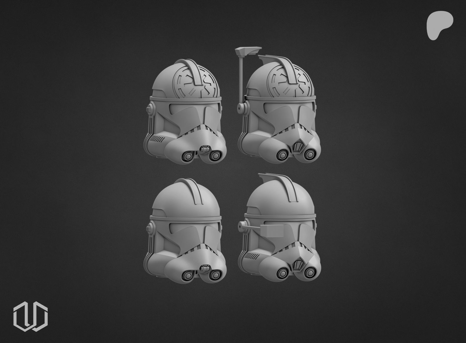 Star Wars Jesse Clone Trooper Arc Trooper Kit 2in1 One12 scale 3D model ...