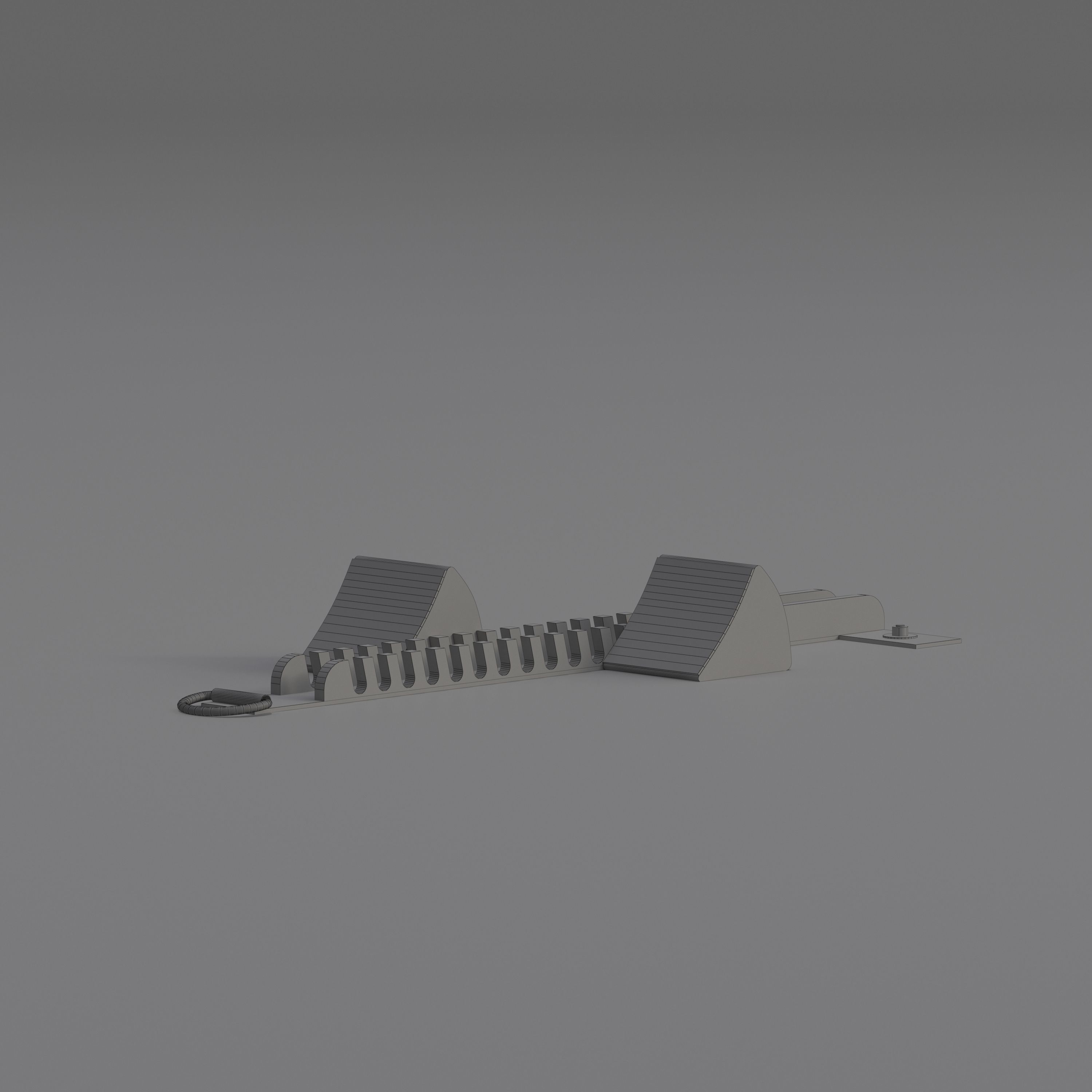 Athletics Starting Blocks 3D model | CGTrader