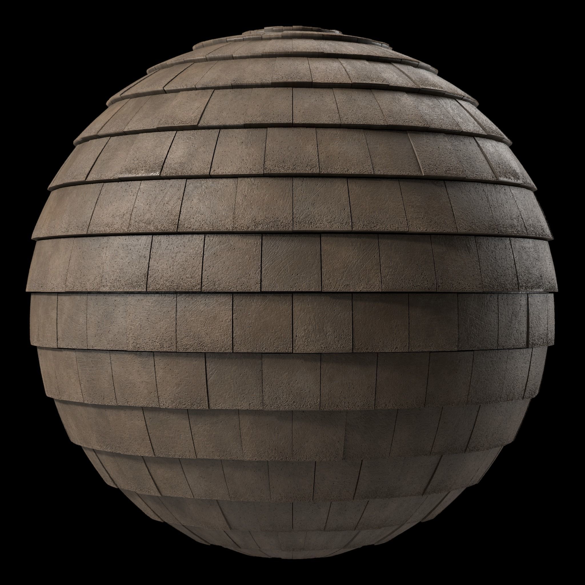 Texture Roof Tile Materials 105- Concrete Roofing - Sbsar Seamless Pbr ...