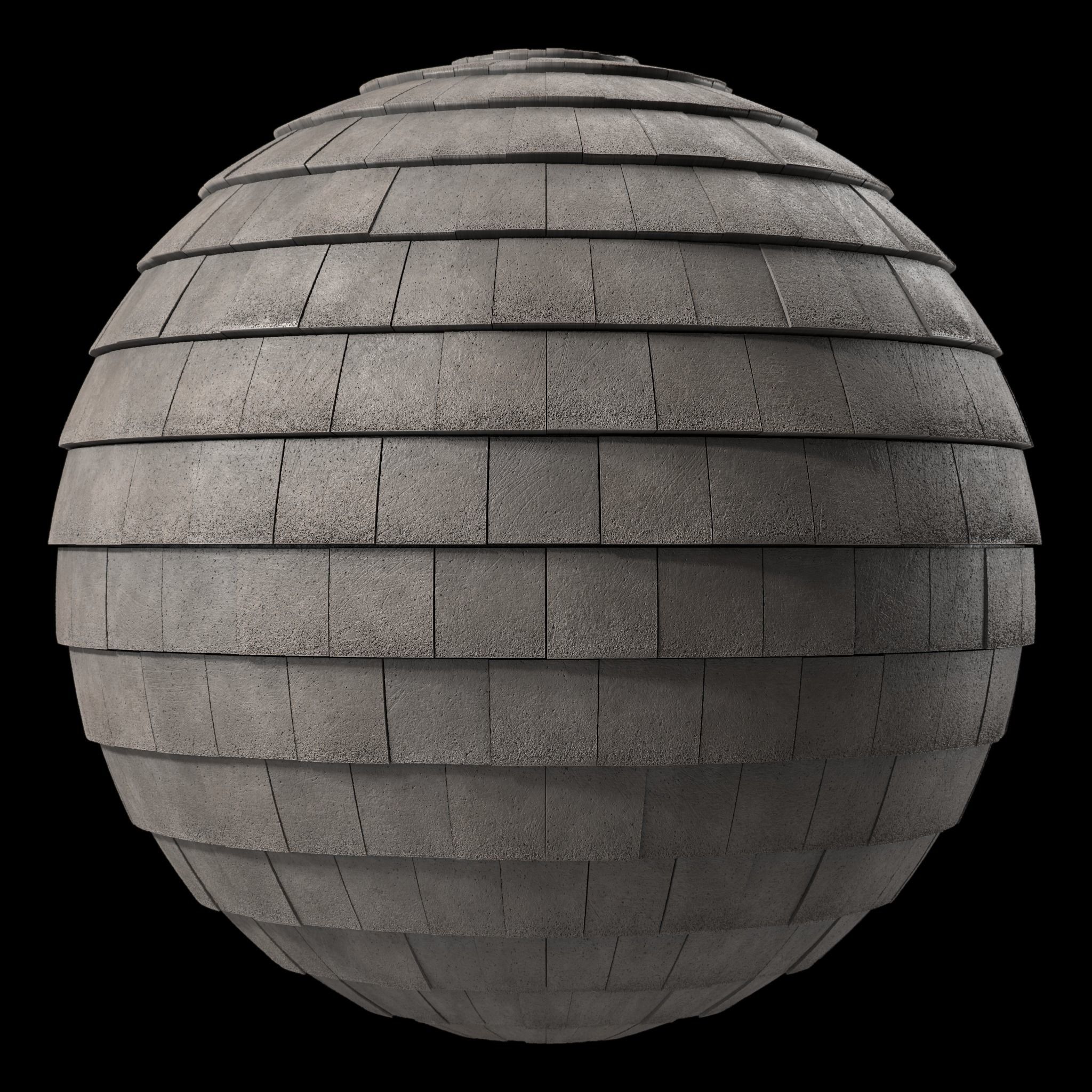 Texture Roof Tile Materials 105- Concrete Roofing - Sbsar Seamless Pbr ...