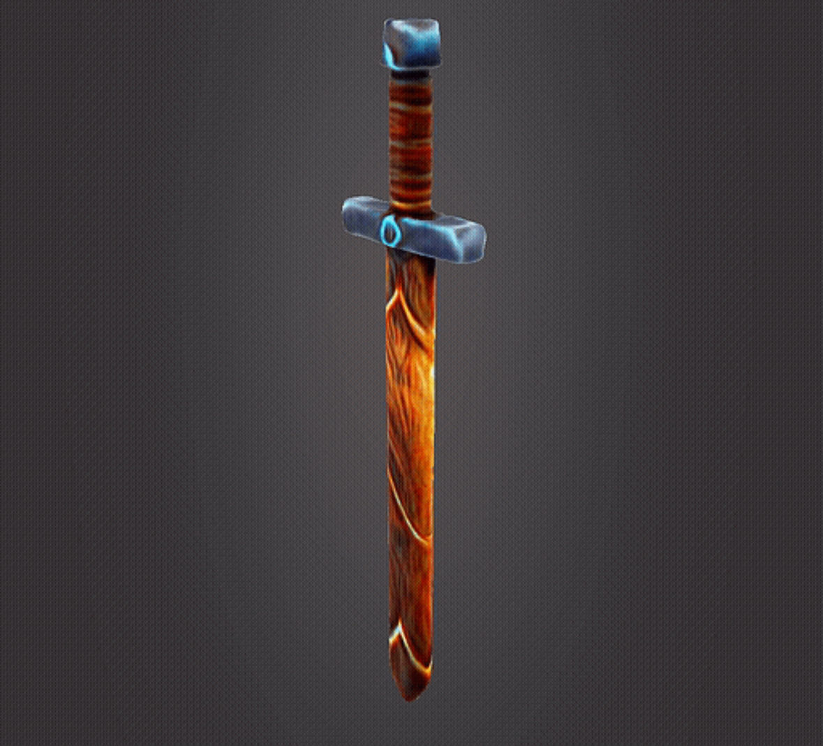 Wooden Sword 3D model 3D printable | CGTrader