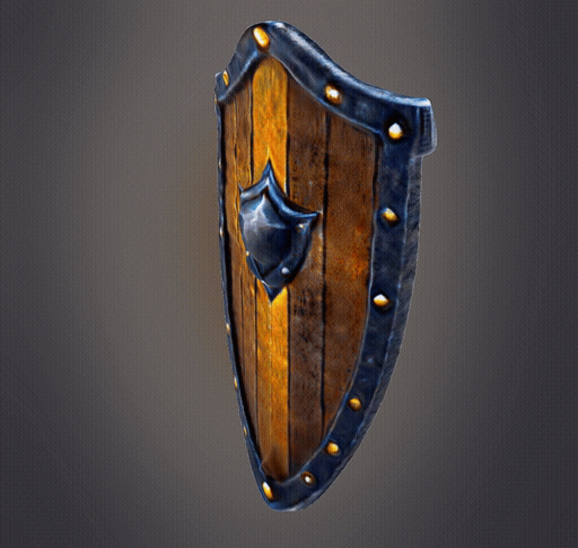 King shield 3D model 3D printable | CGTrader