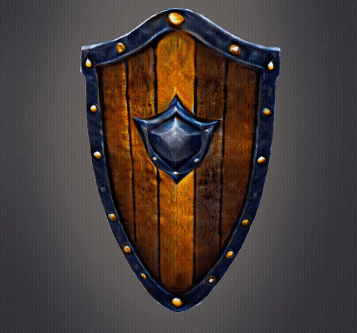 King shield 3D model 3D printable | CGTrader