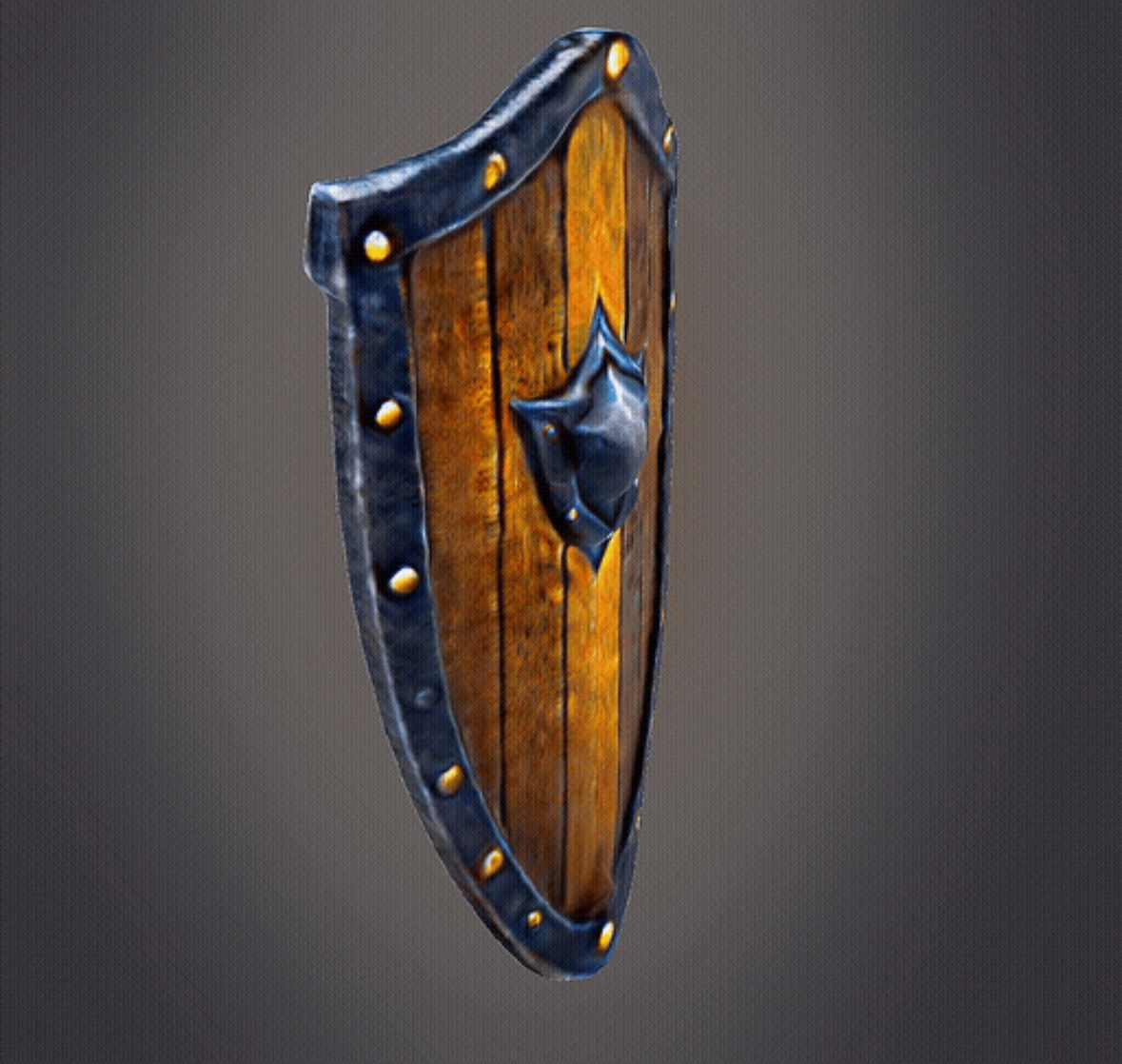 King shield 3D model 3D printable | CGTrader
