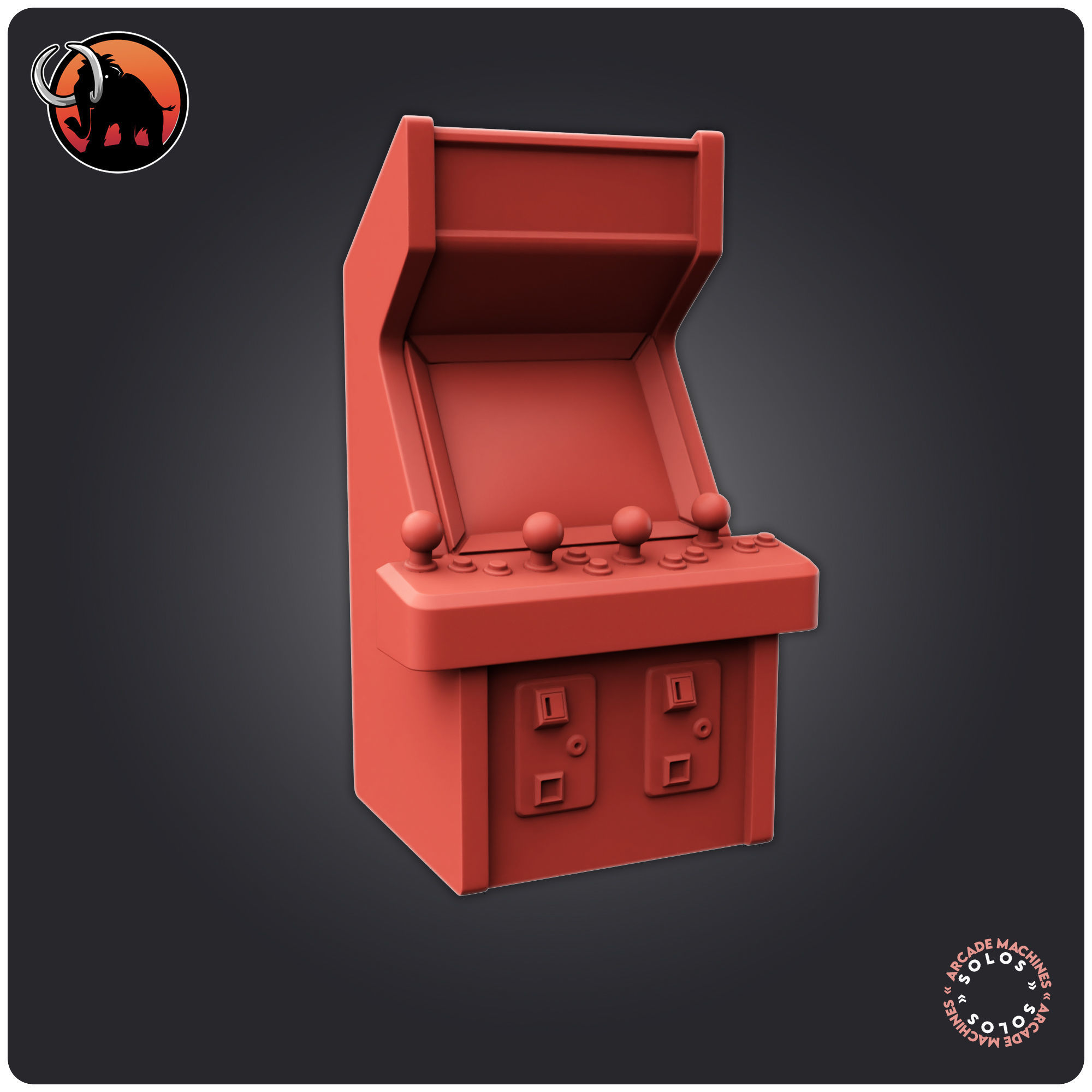 Arcade Machines 3D model 3D printable | CGTrader