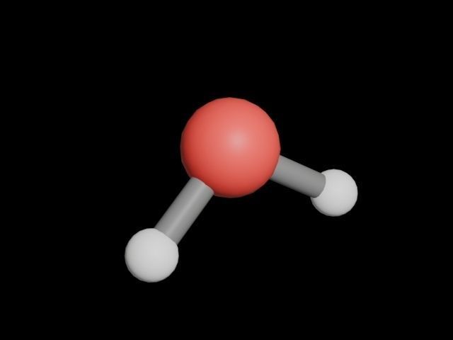 Water 3D molecular models free VR / AR / low-poly 3D model | CGTrader