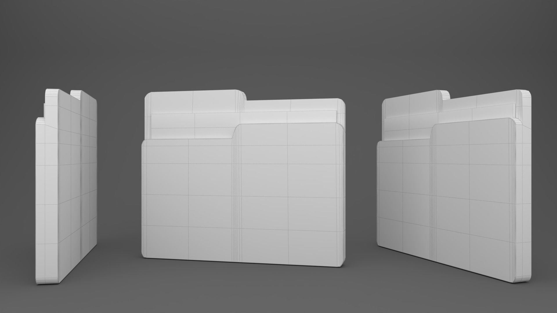 3D model Folder icon v001 VR / AR / low-poly | CGTrader
