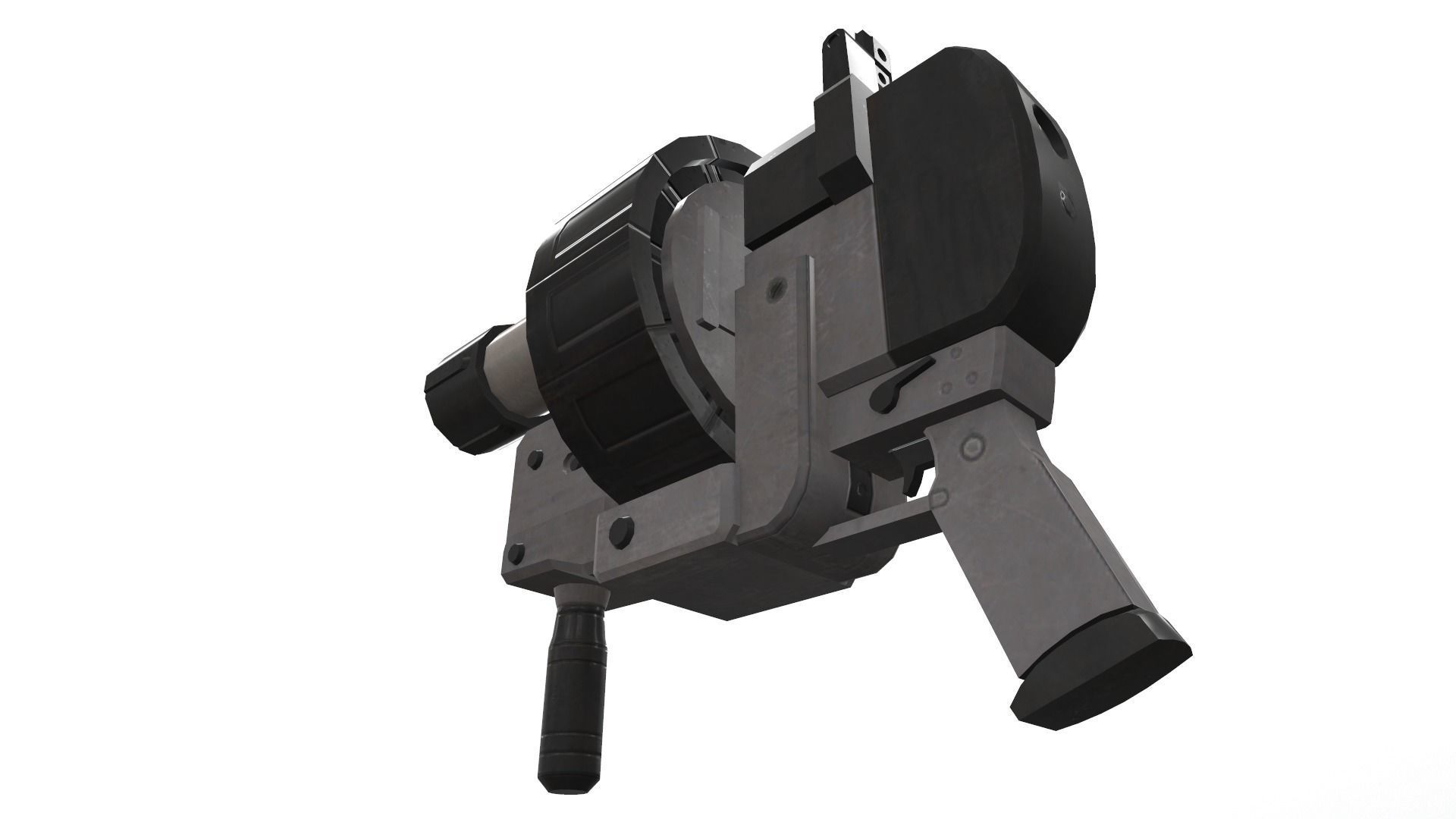3D model Boomer Revolver Level 1 VR / AR / low-poly | CGTrader