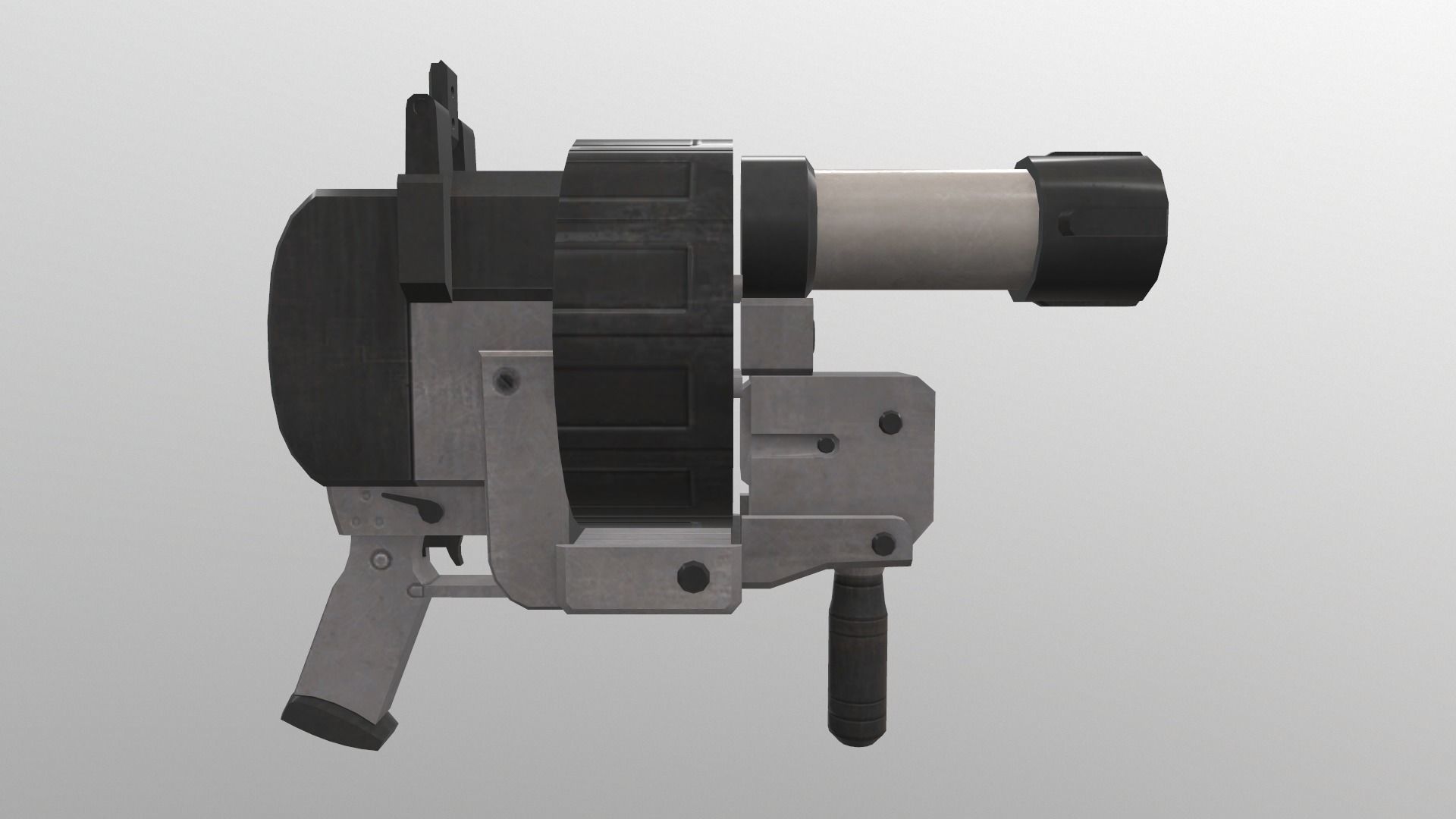 3D model Boomer Revolver Level 1 VR / AR / low-poly | CGTrader