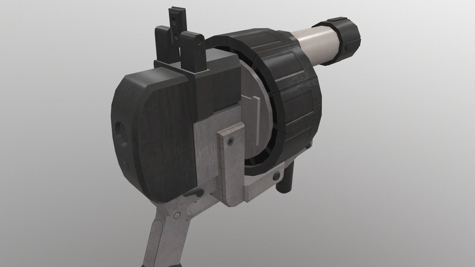 3D model Boomer Revolver Level 1 VR / AR / low-poly | CGTrader