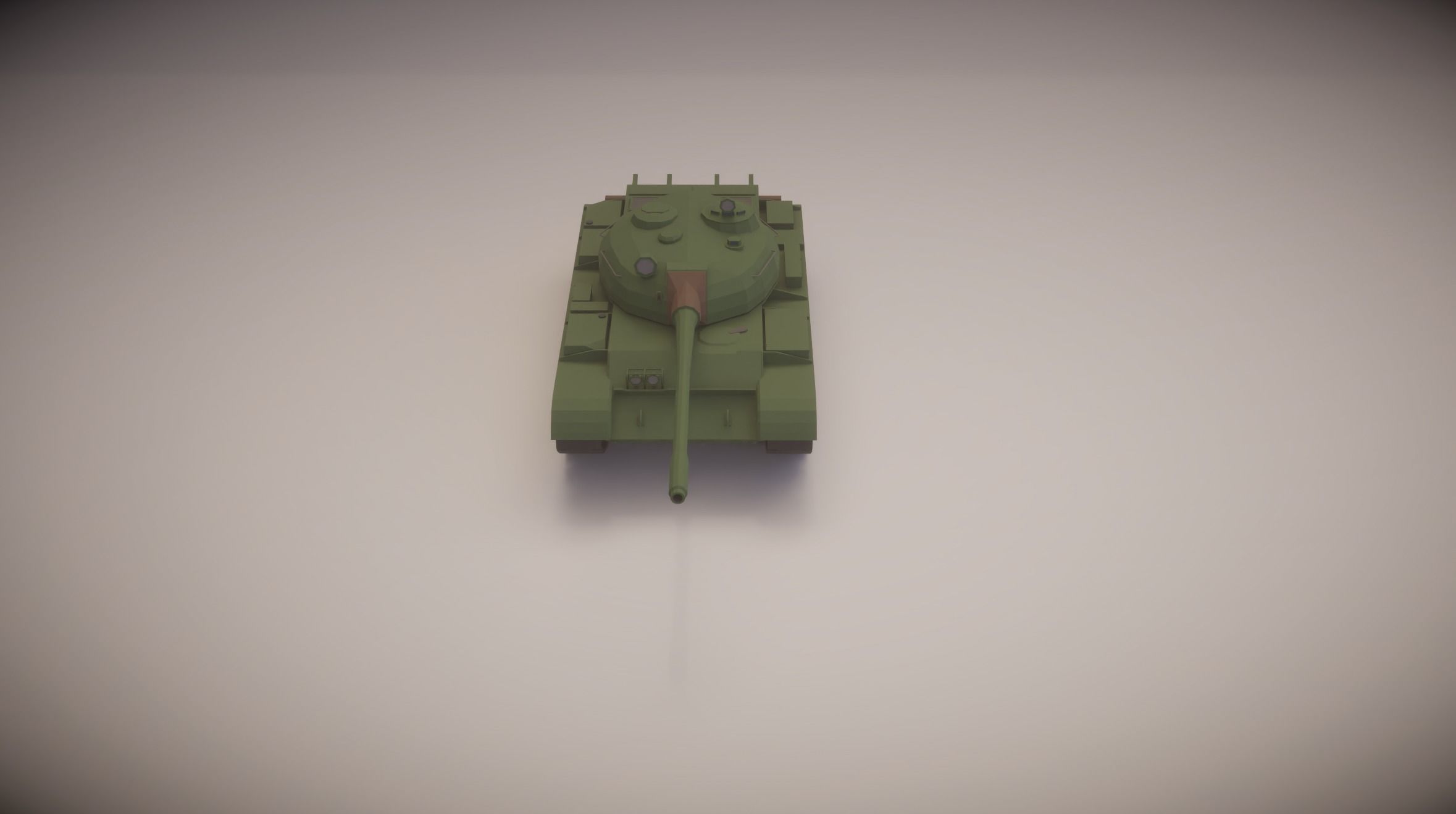 3D model Simple T-55A Tank VR / AR / low-poly | CGTrader
