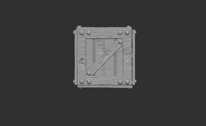 Wood box small version free 3D model 3D printable | CGTrader