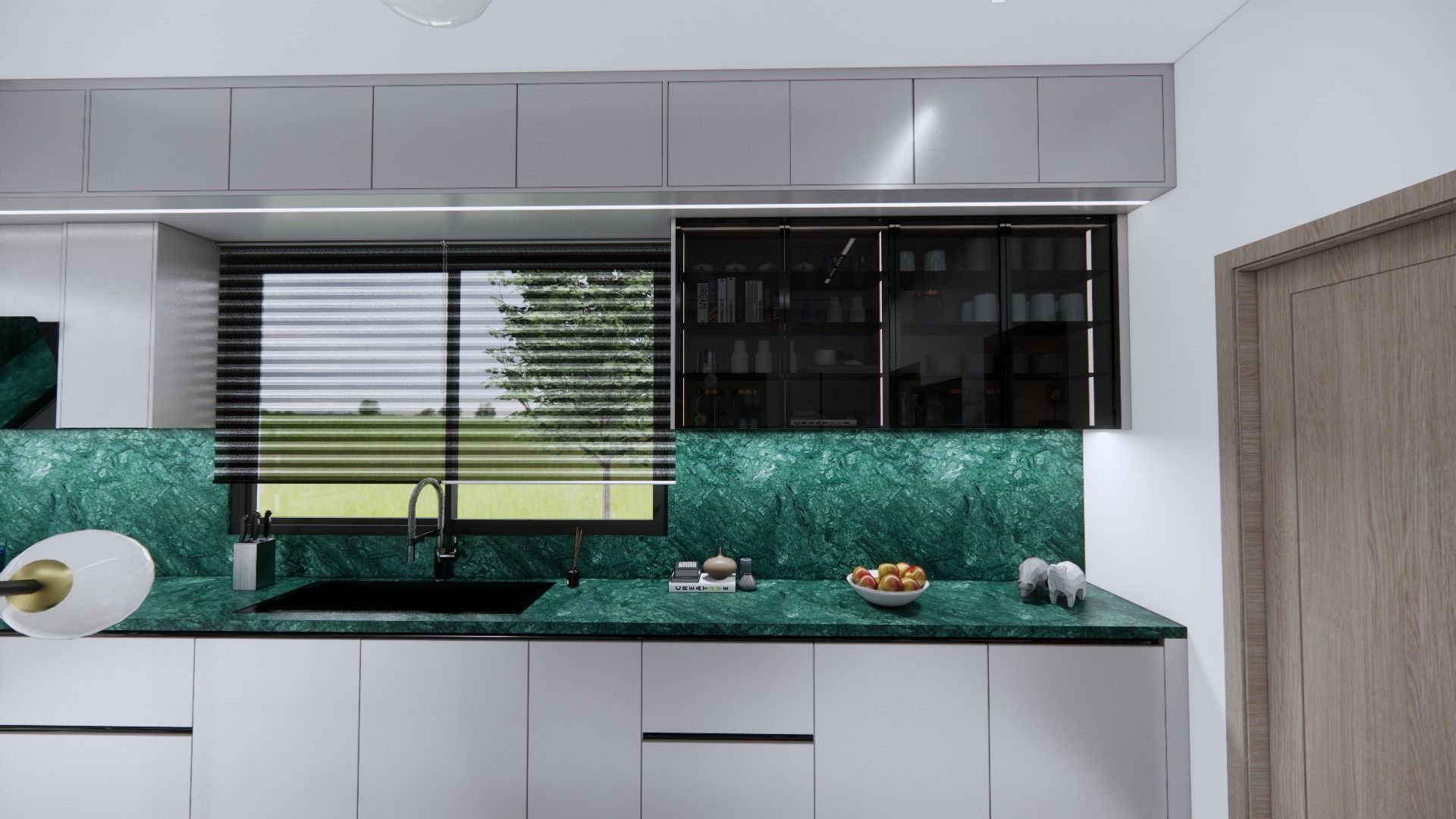 Realistic Kitchen - Enscape Sketchup 3D model animated | CGTrader
