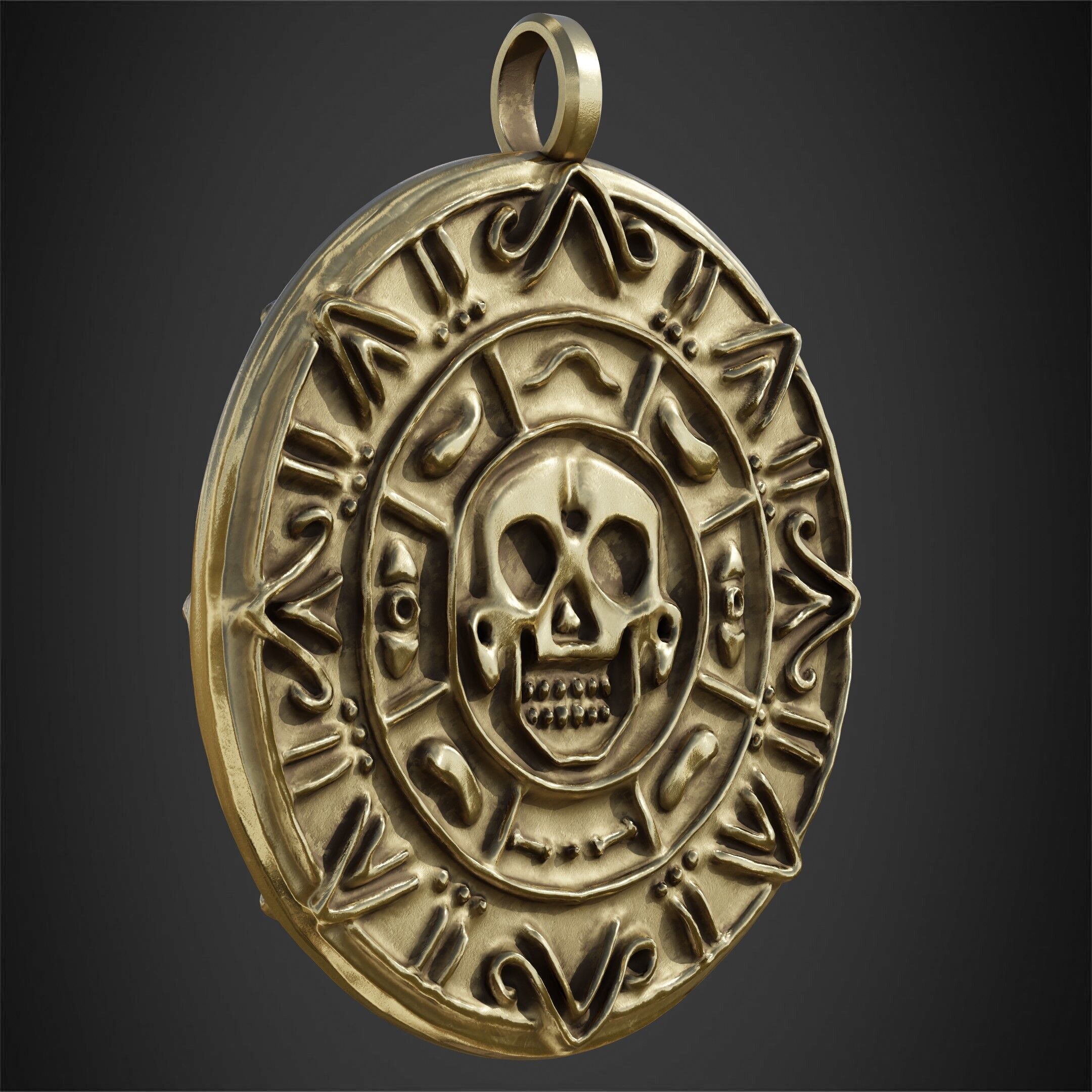 Pirates of the Caribbean Cursed Aztec Gold for Cosplay 3D model 3D ...