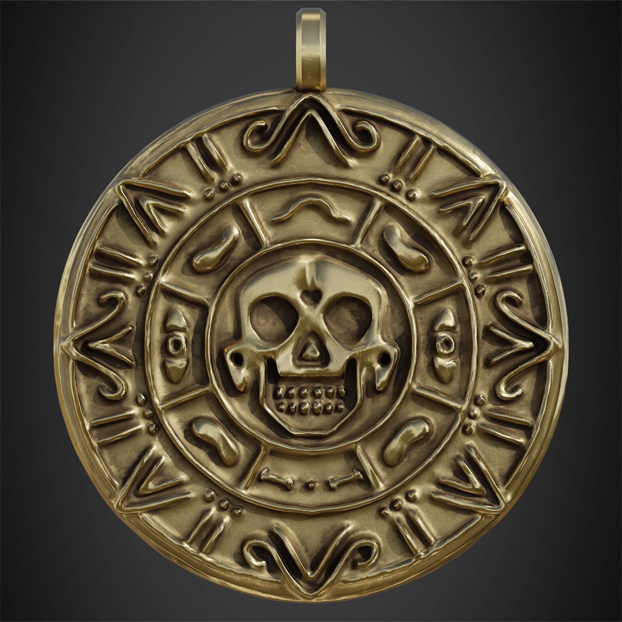 Pirates of the Caribbean Cursed Aztec Gold for Cosplay 3D model 3D ...