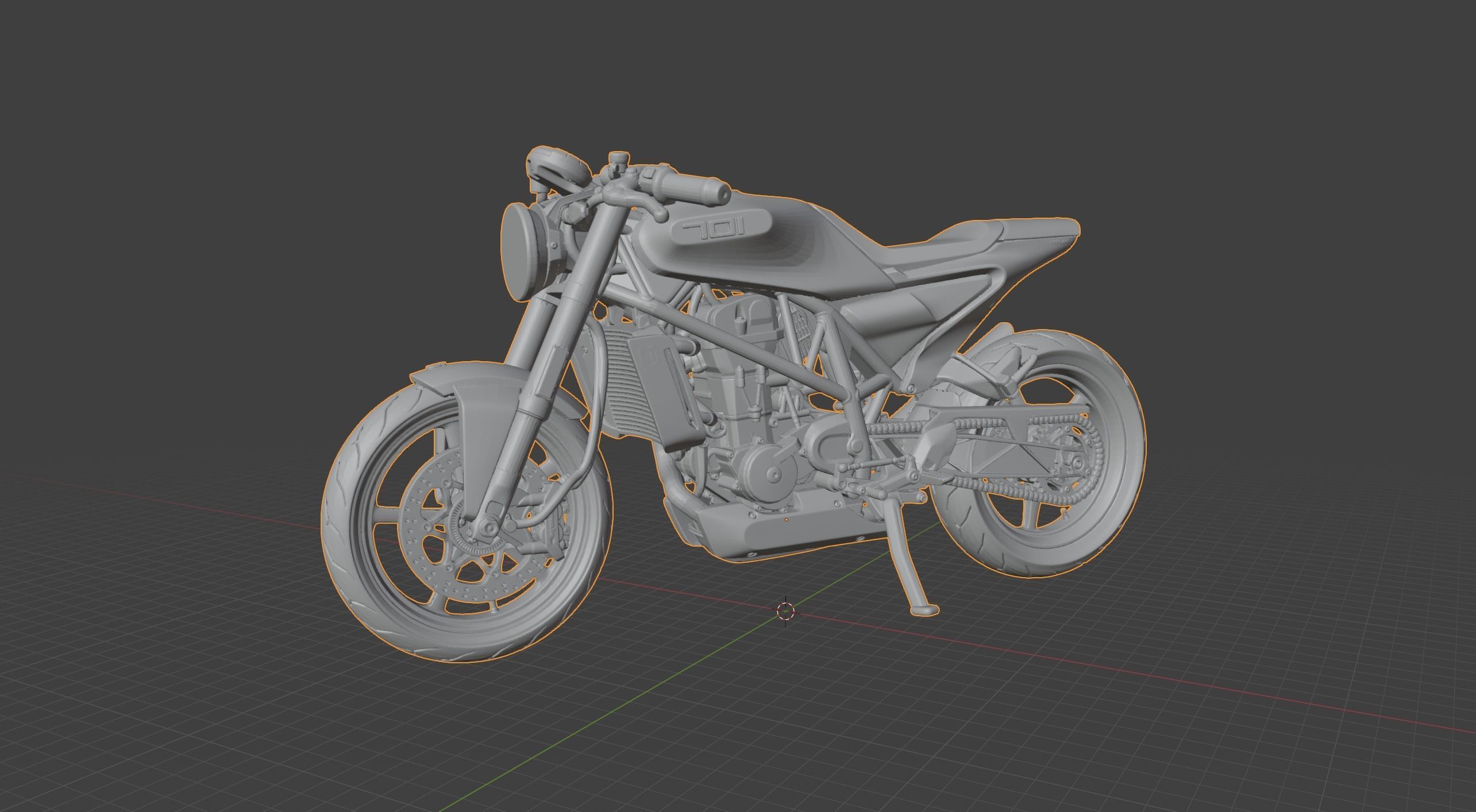 Husqvarna 701 Vitpilen 3d Print Scale Model 3D model 3D printable ...