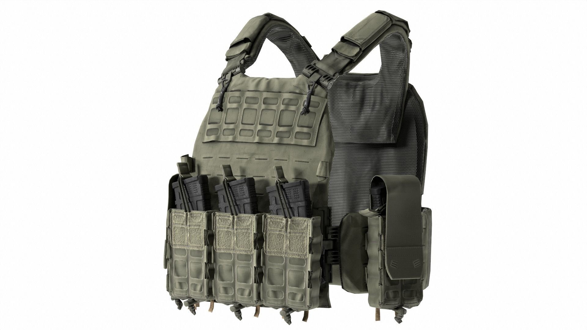 3D model THOR NFM PLATE CARRIER VR / AR / low-poly | CGTrader