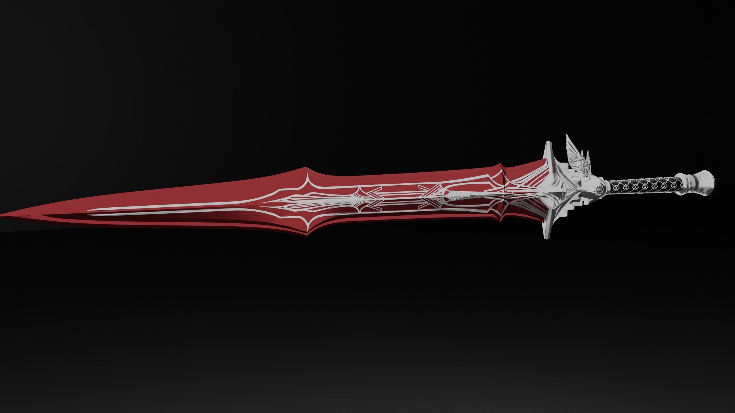 Final Fantasy XV Royal Arms Sword Of The Mystic Ardyn Rakshasa 3D model ...