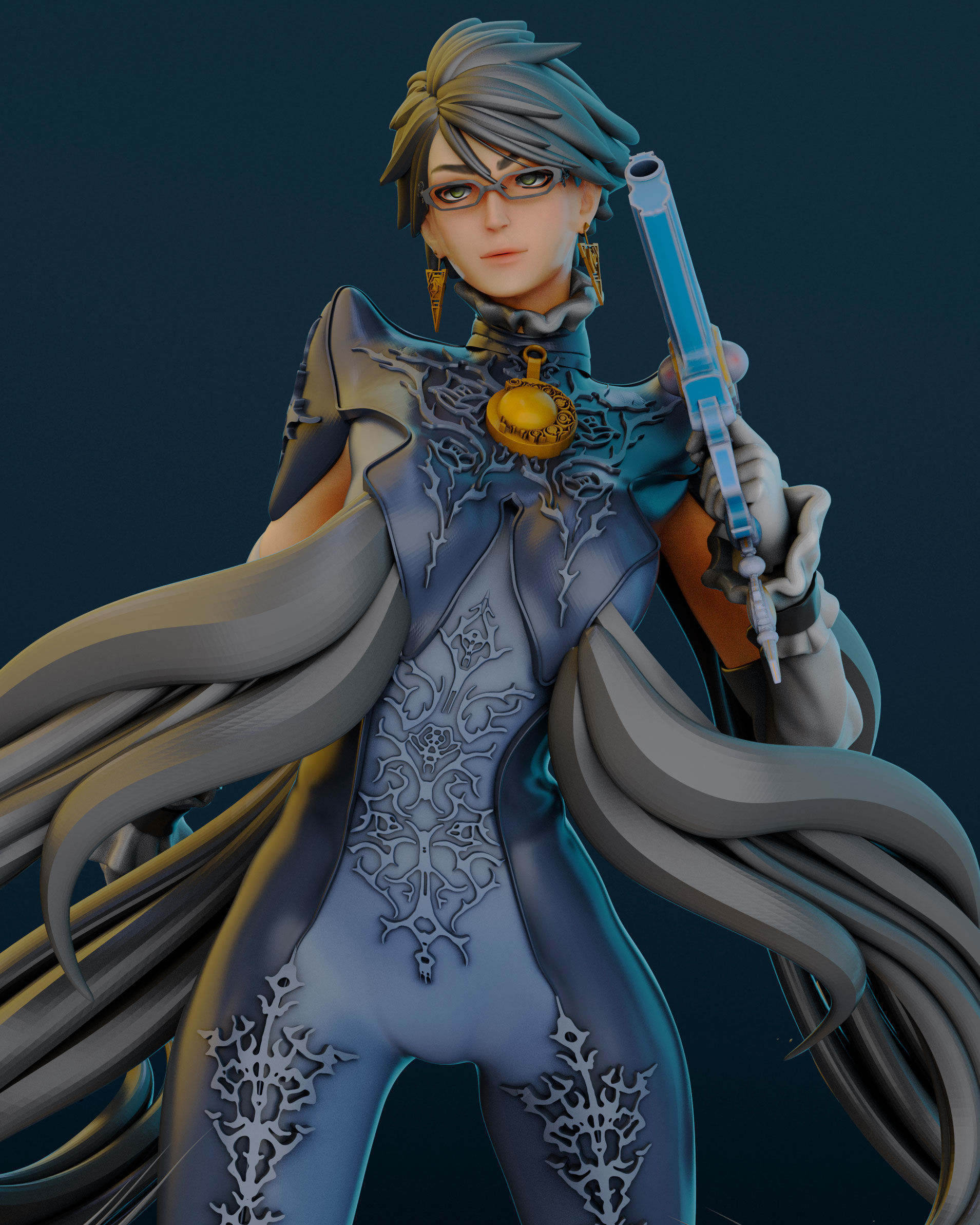 Bayonetta For 3Dprint 3D model 3D printable | CGTrader