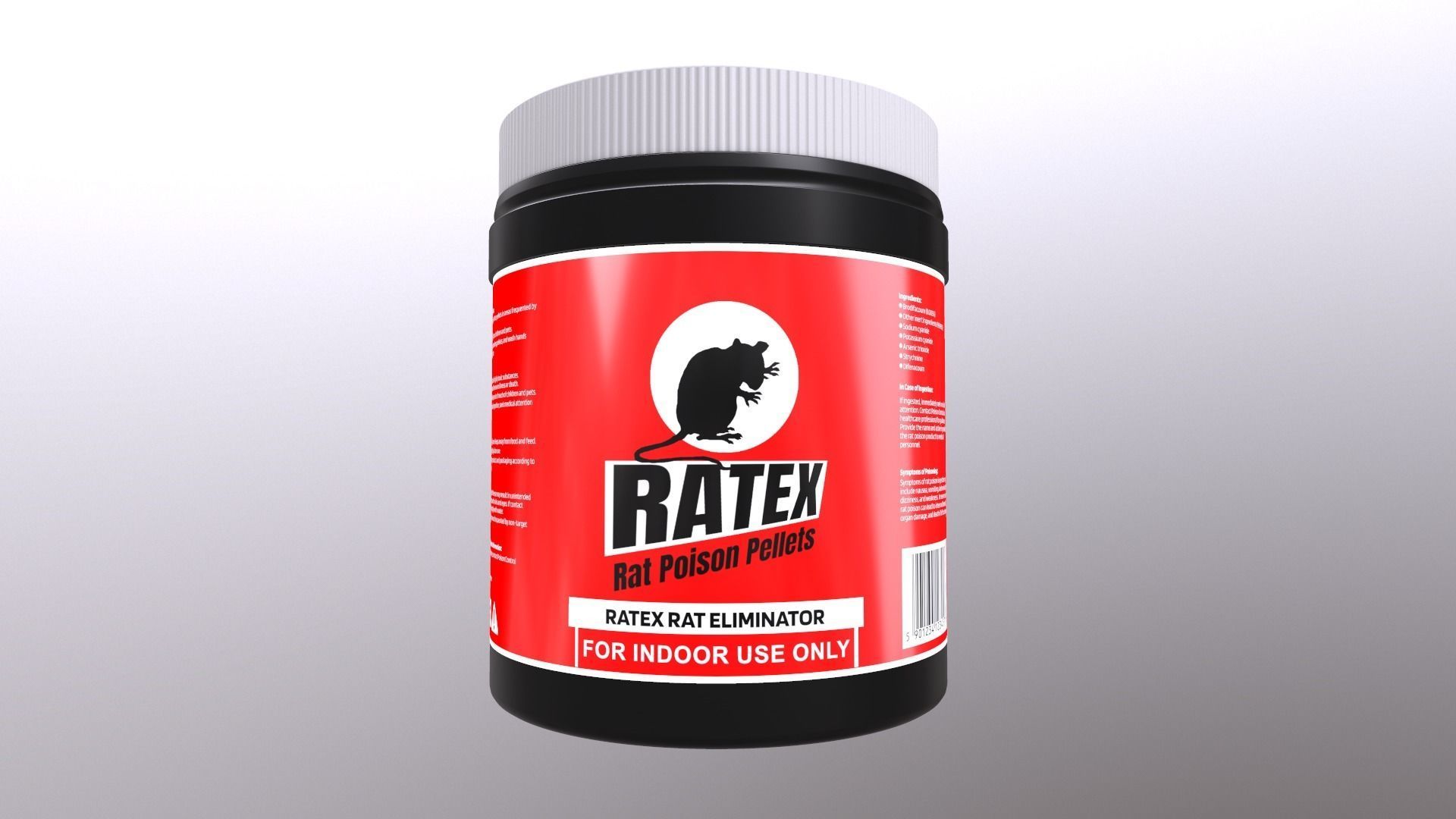 3D model Rat poison VR / AR / low-poly | CGTrader
