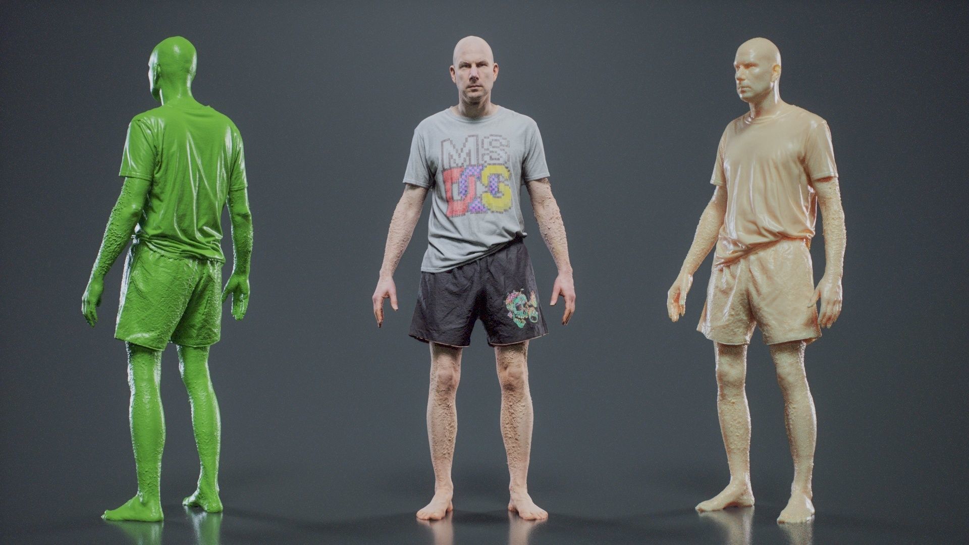 Nerd Man 001 RAW Scan 3D model | CGTrader