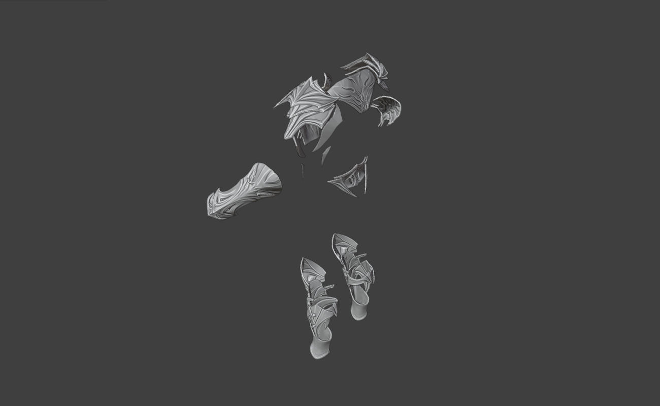 Sub Zero armor set from Mortal Kombat 1 3D model 3D printable | CGTrader