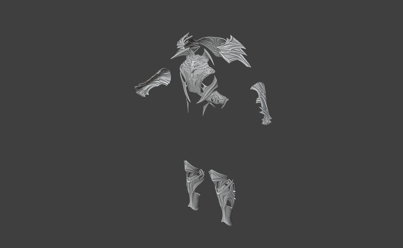 Sub Zero armor set from Mortal Kombat 1 3D model 3D printable | CGTrader