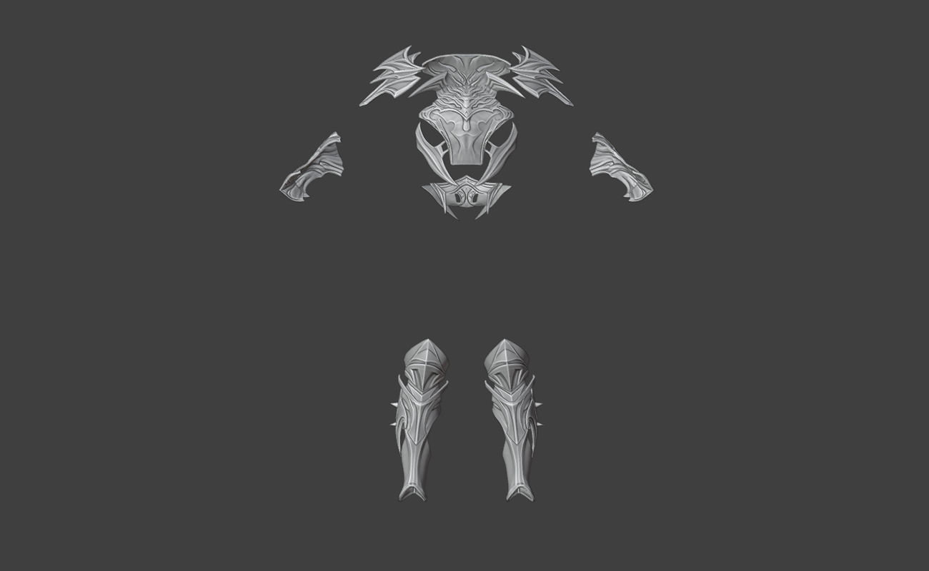 Sub Zero armor set from Mortal Kombat 1 3D model 3D printable | CGTrader