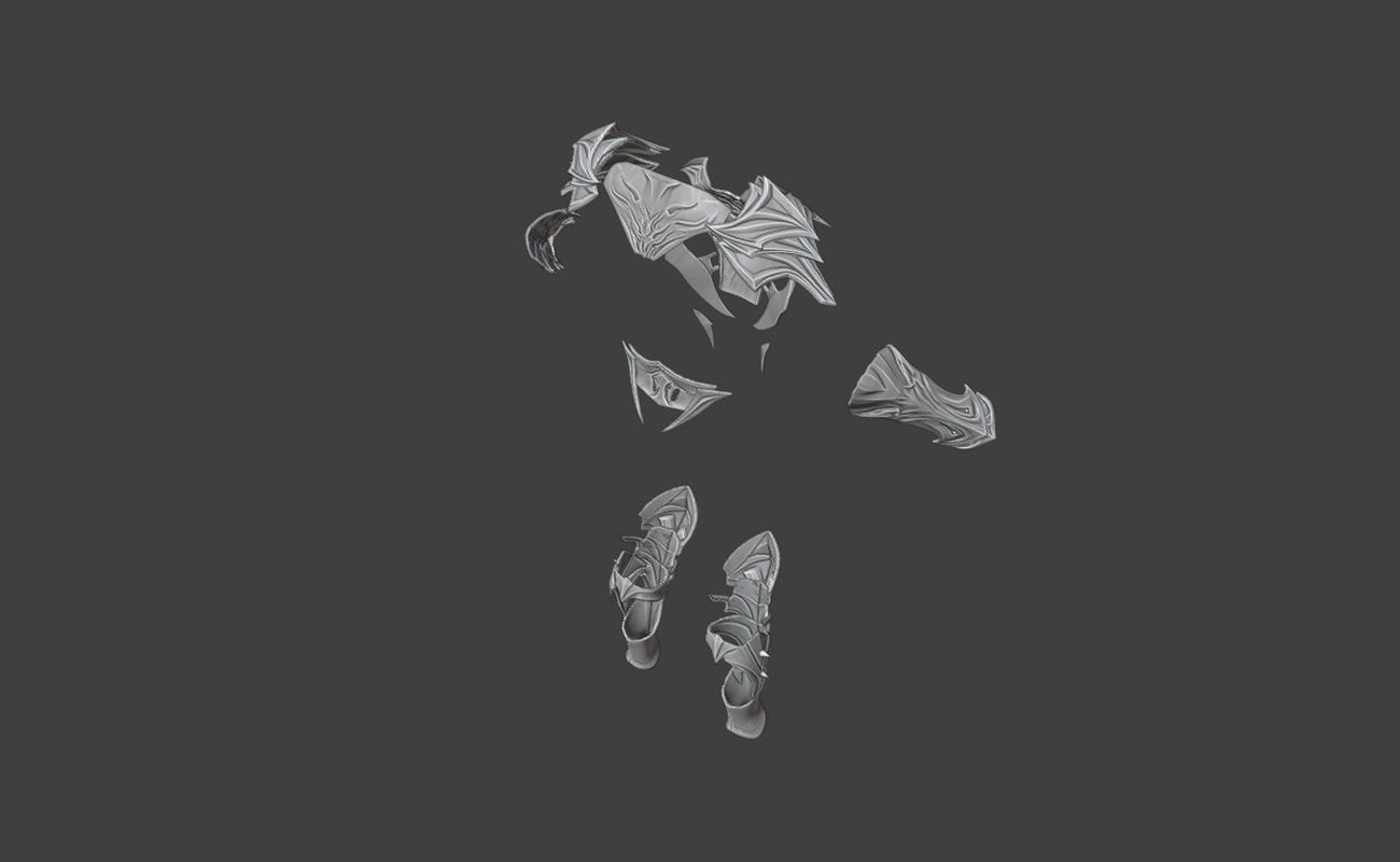 Sub Zero armor set from Mortal Kombat 1 3D model 3D printable | CGTrader