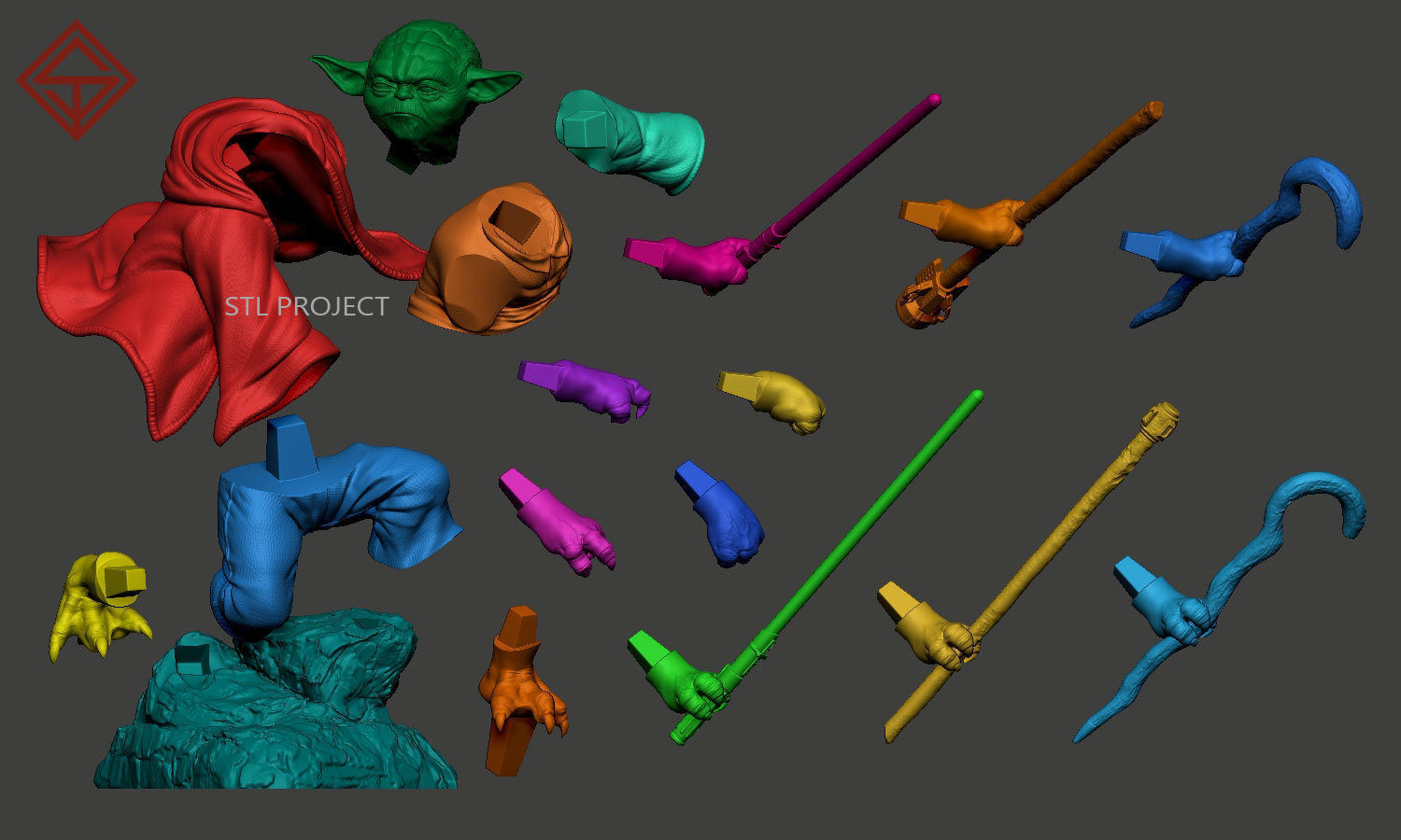 Green Master 3D model 3D printable | CGTrader