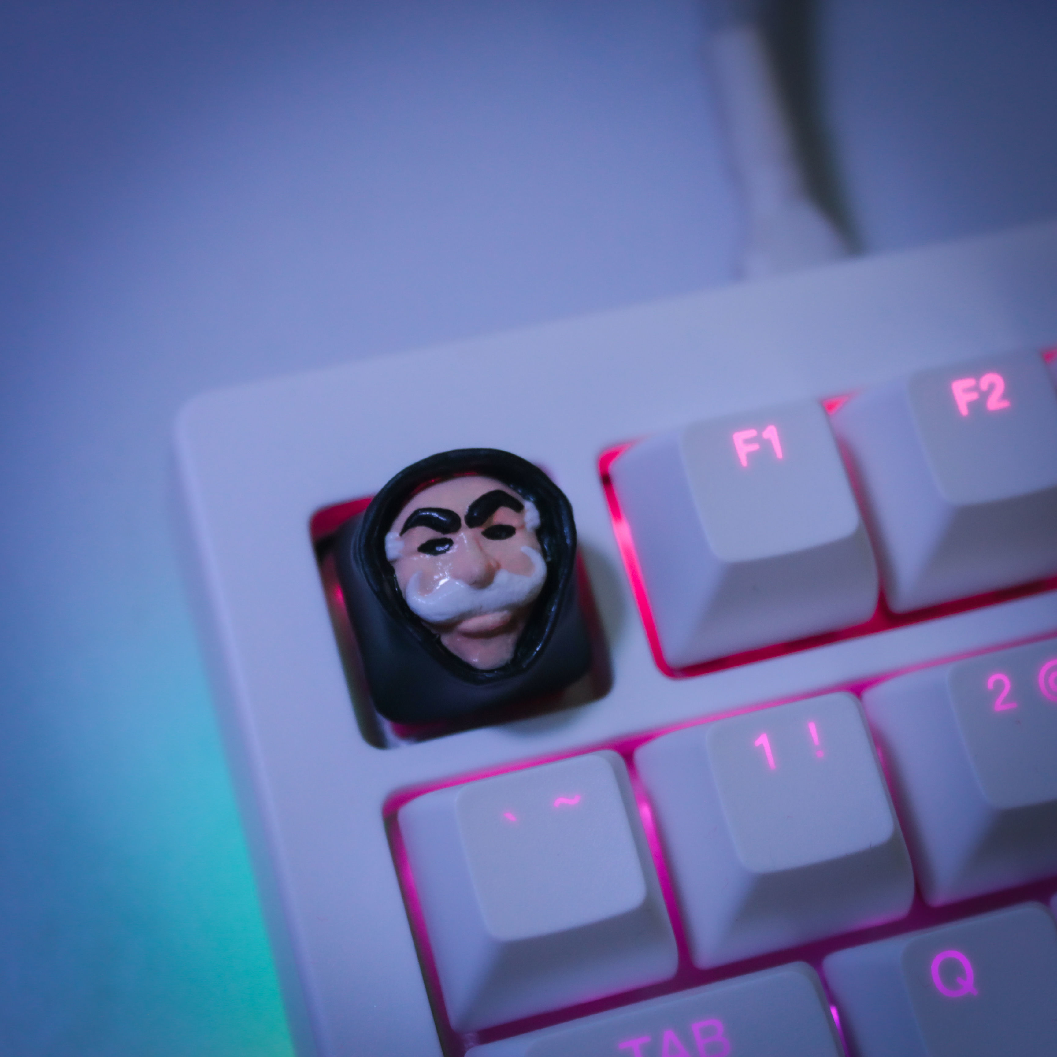 Fsociety keycap 3D model 3D printable | CGTrader