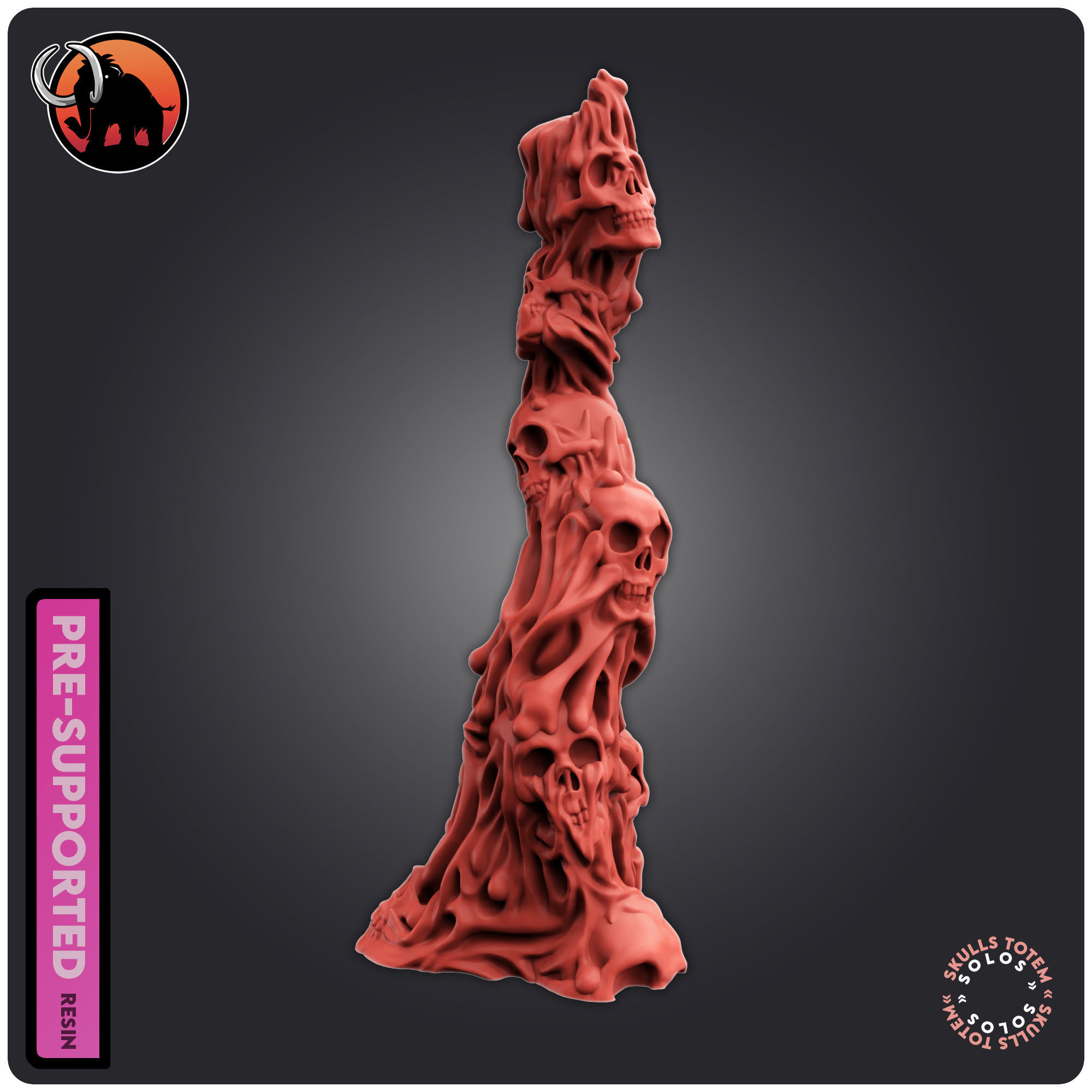 Skull Totem 3D model 3D printable | CGTrader
