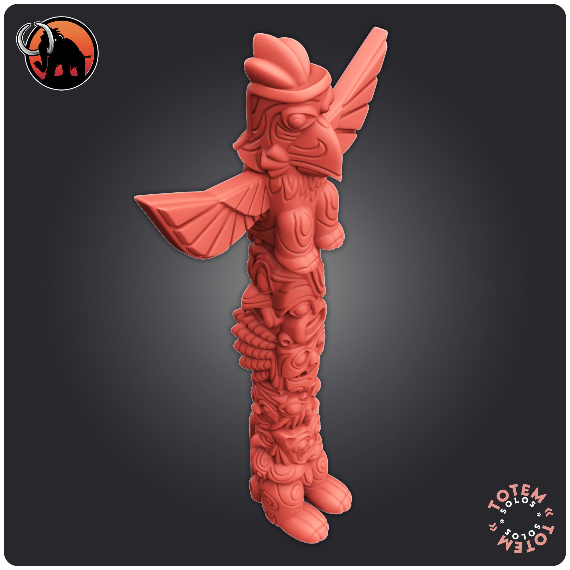 Totem 3D model 3D printable | CGTrader