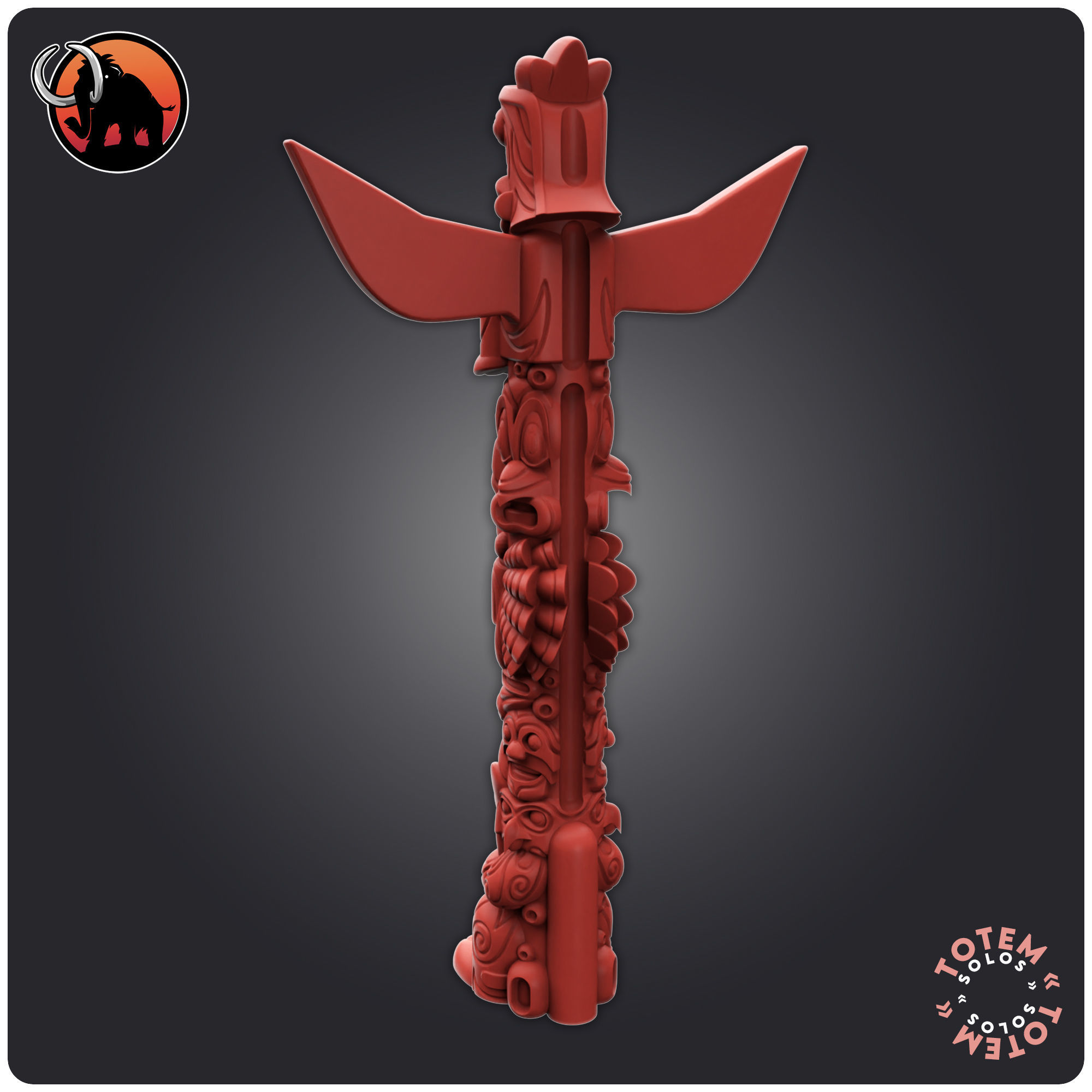 Totem 3D model 3D printable | CGTrader