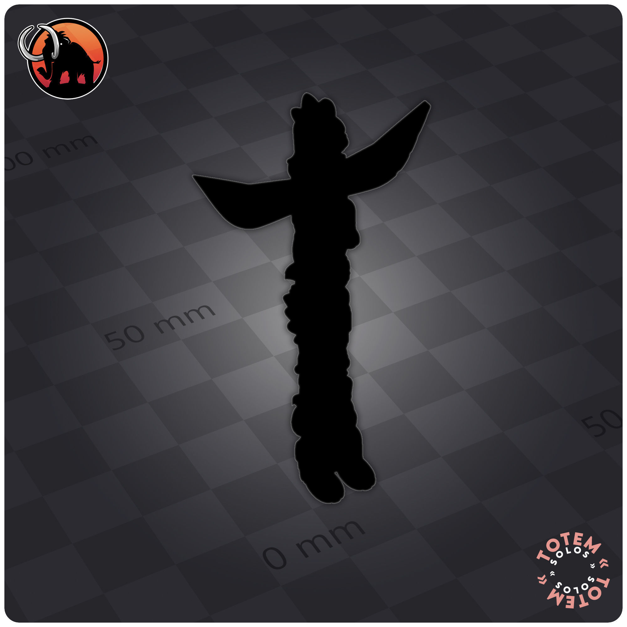 Totem 3D model 3D printable | CGTrader