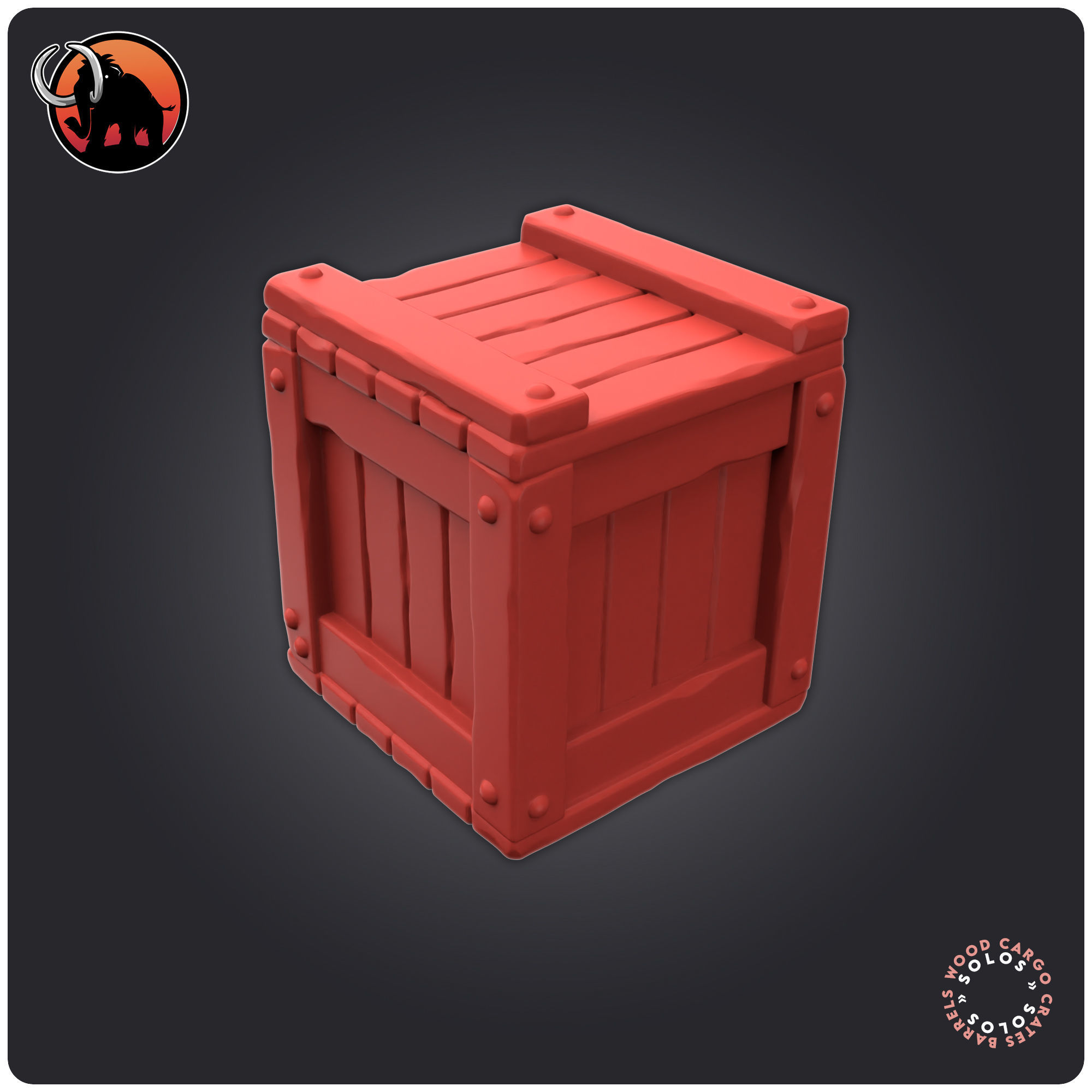 Wood Cargo Crates 3D model 3D printable | CGTrader