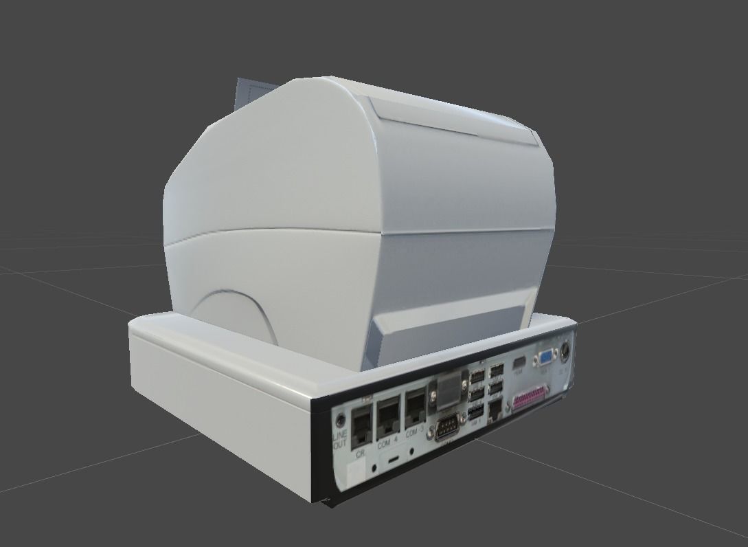 3D model POS terminal Posiflex VR / AR / low-poly | CGTrader