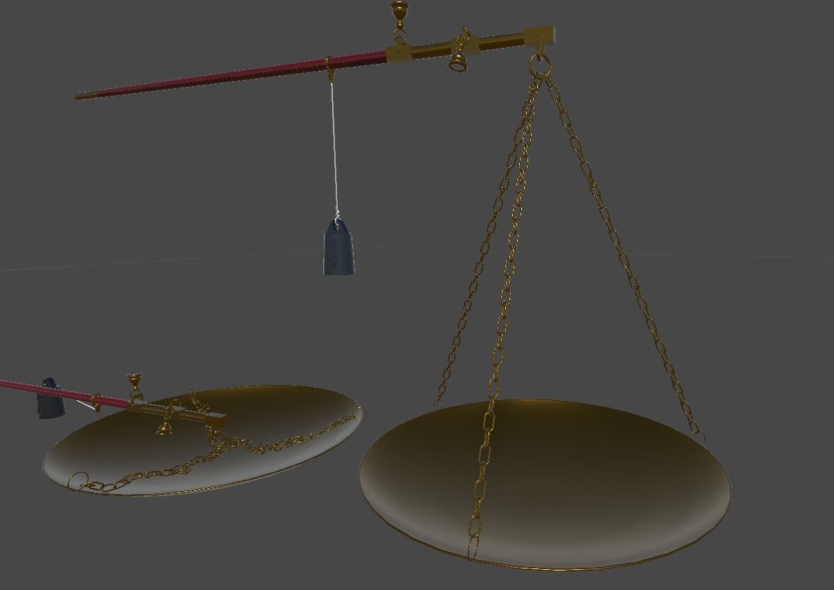 3D model Chinese Balance scale VR / AR / low-poly | CGTrader