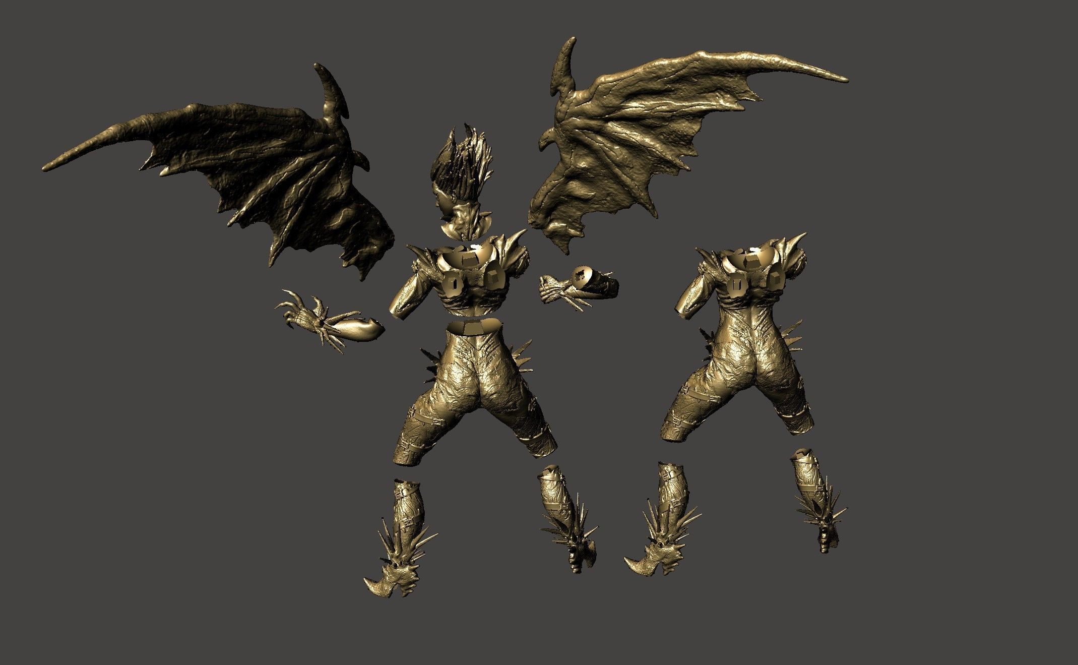 TEKKEN 8 - DEVIL REINA - ULTRA DETAILED STL MESH FOR 3D PRINTING 3D ...