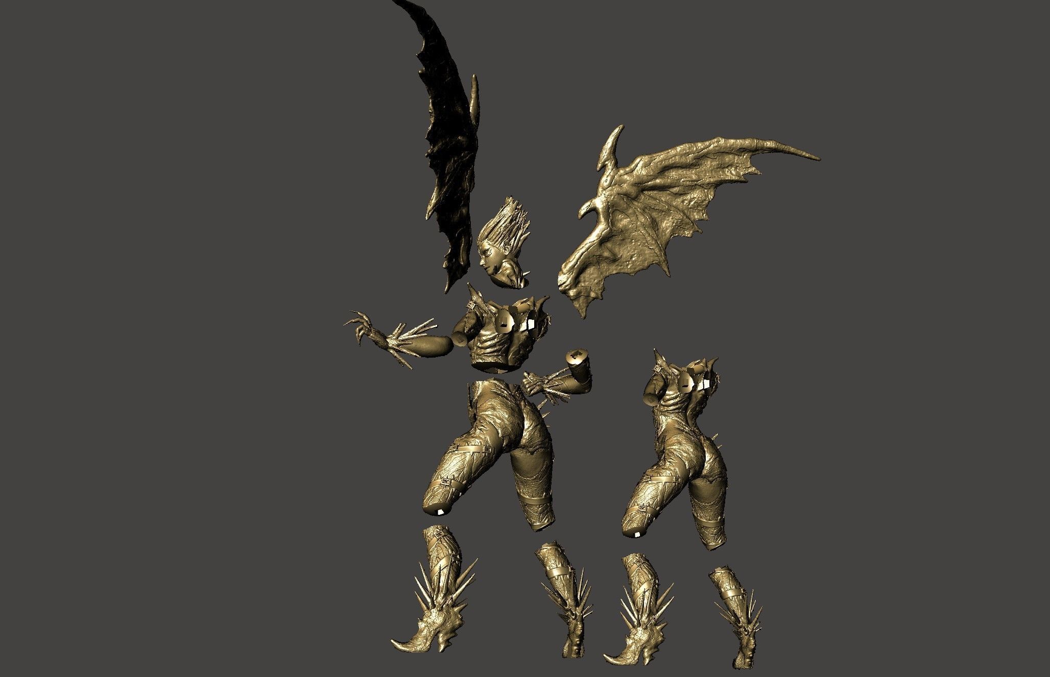 TEKKEN 8 - DEVIL REINA - ULTRA DETAILED STL MESH FOR 3D PRINTING 3D ...