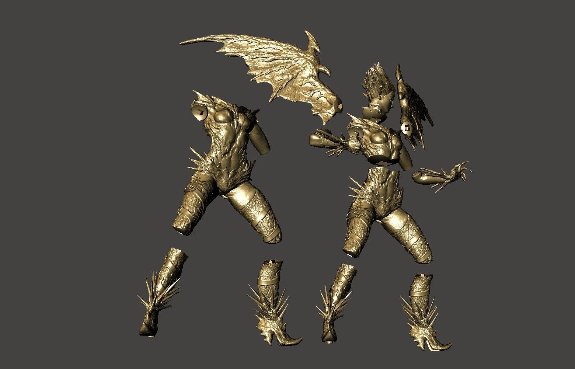 TEKKEN 8 - DEVIL REINA - ULTRA DETAILED STL MESH FOR 3D PRINTING 3D ...